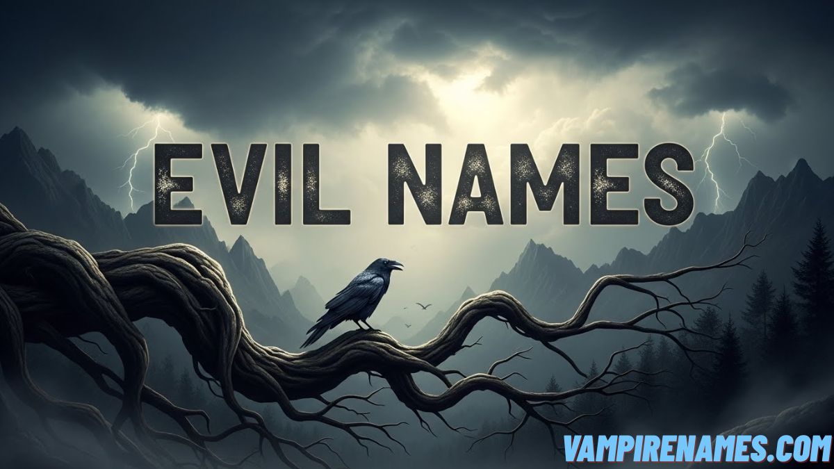 560+ Evil Names: Dark, Sinister & Villain Name Ideas for Powerful ...
