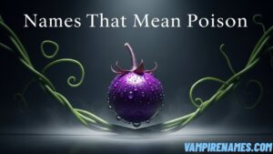 600+ Names That Mean Poison: Toxic, Dark, and Mystical Baby and Fantasy ...